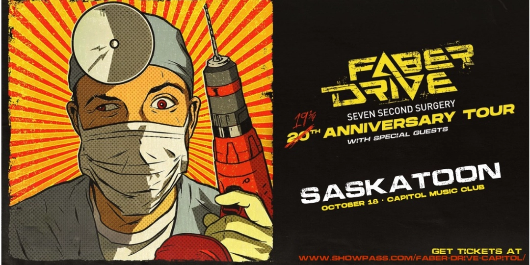 Faber Drive - Anniversary Tour - Capitol Music Club - Saskatoon - Oct ...