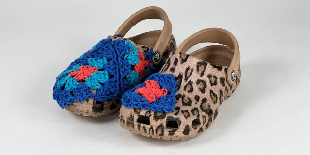 Learn to Crochet: Granny Square Croc Covers - Bata Shoe Museum ...