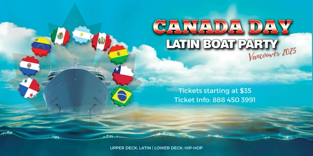 Canada Day Latin Boat Party Vancouver 2025
