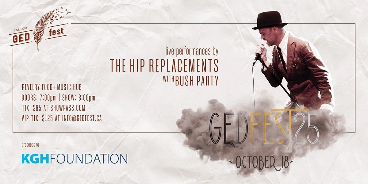 GEDfest YYC 2025 - The Big Four Roadhouse - Calgary - Oct 18, 2025 · Showpass