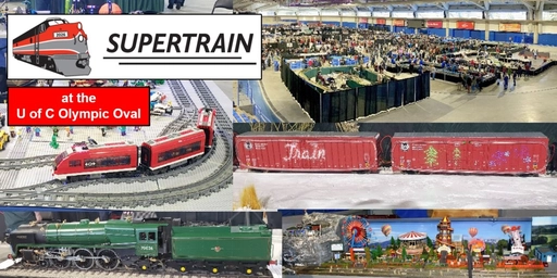 Supertrain 2026 Model Railroad Show Olympic Oval Calgary Apr 25