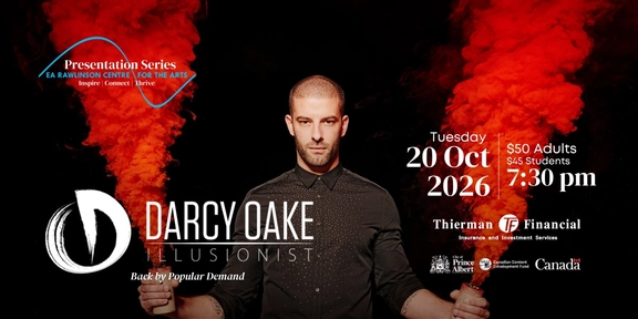 Darcy Oake - EA Rawlinson Centre For The Arts - Prince Albert - Oct 20 ...