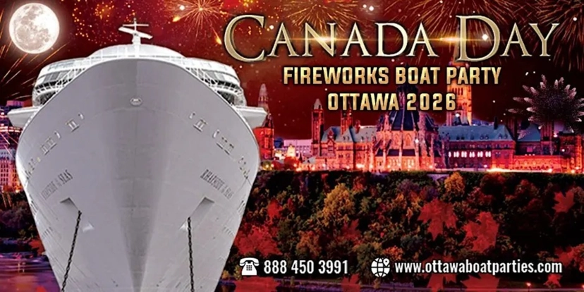 CANADA DAY FIREWORKS BOAT PARTY OTTAWA 2026 - Port de plaisance Jacques ...